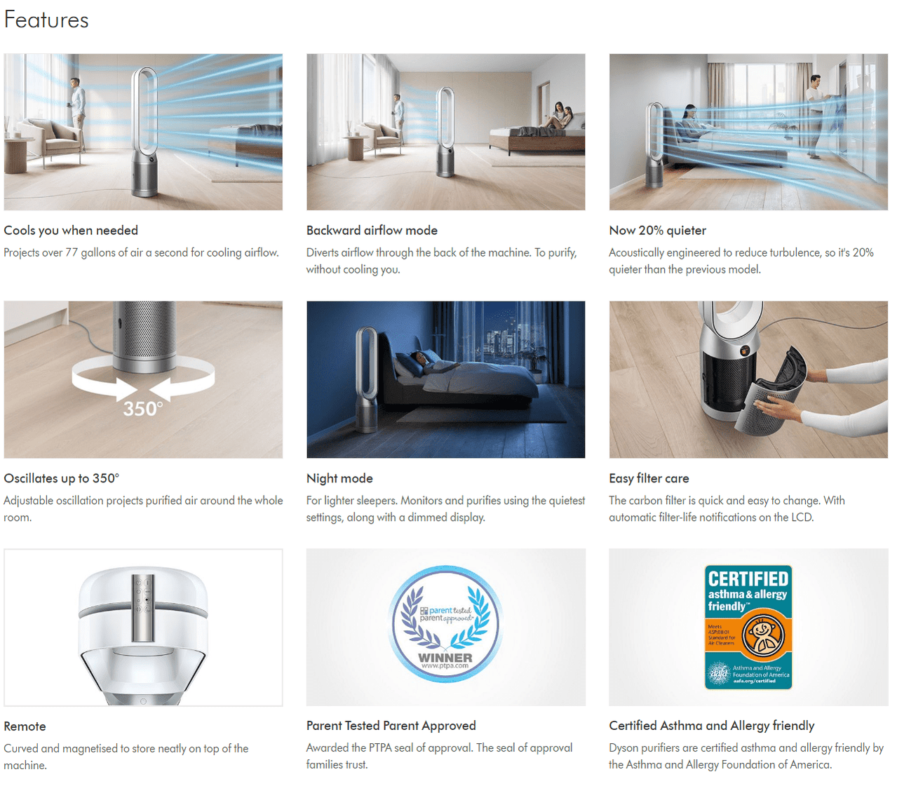 Dyson Purifier Cool Autoreact TP7A (Refurbished) — Chadwicks & Hacks