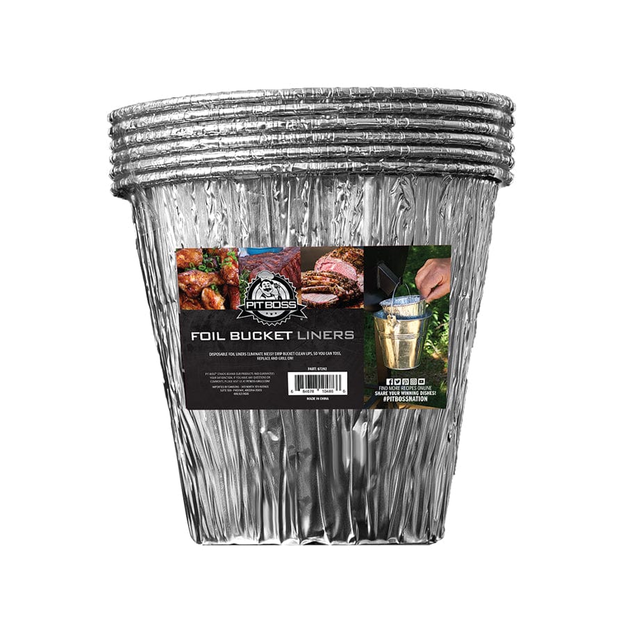 Pit Boss Foil Bucket Liners (6 Pack) - 40201 — Chadwicks & Hacks